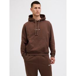 Jack & Jones JACK & JONES Kapuzensweatshirt &raquo;JORNORREBRO EMB SWEAT HOOD NOOS&laquo;, mit Logo Print Deep Mahogany XS XS Hoodie von Jack & Jones