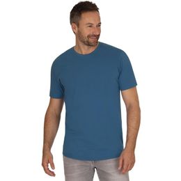 TRIGEMA T-Shirt »T-Shirt aus 100% Biobaumwolle« 1 Stk. tlg. jeansblau-C2C M M BIO DELUXE-Single-Jersey