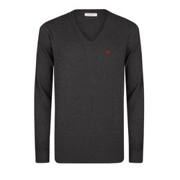 Felix Hardy Pullover Herren Gr&ouml;&szlig;e L anthrazit / dunkelrot
