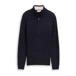 Tom Tailor Pullover Herren Größe XL navy / weiß