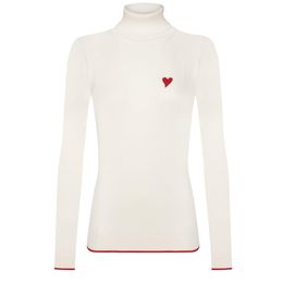 Felix Hardy Pullover Damen Gr&ouml;&szlig;e L rot / wei&szlig;