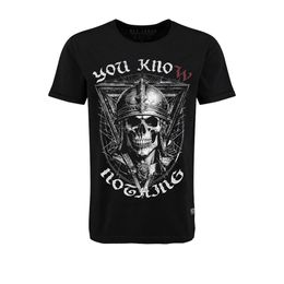 Key Largo Shirt 'Know' male Black size 3XL