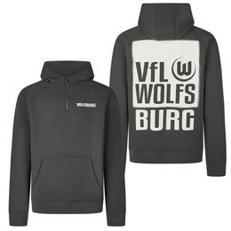 VfL Wolfsburg Hoodie Halfzip WOLFSBURG anthrazit L