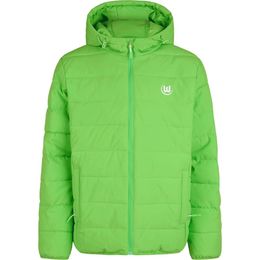 VfL Wolfsburg Steppjacke VfL Logo grün M