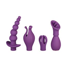 EIS Vibrator-Set mit 4 Aufs&auml;tzen, 20 cm
