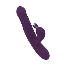 EIS Sto&szlig;ender Rabbitvibrator aus Silikon, 21,5 cm