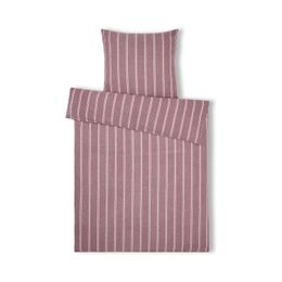 Tchibo - Flanell-Bettwäsche - bordeaux