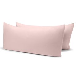 Tchibo - 2 Jersey-Kopfkissenbezüge - rosa