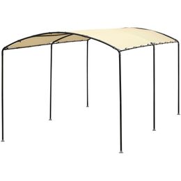 Pavillon ShelterLogic, beige, B/H/T: 240cm, Pavillons, Stahlgestell mit UV-best&auml;ndiger Polyethylen-Plane