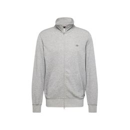 Gant Zip-Up Hoodie male Grey size XS