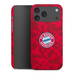 DeinDesign iPhone 17 Pro Max Handy Premium Case Smartphone Handyh&uuml;lle Schutzh&uuml;lle gl&auml;nzend Camouflage Fcb Fc Bayern M&uuml;nchen Premium Case
