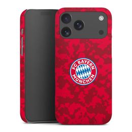DeinDesign iPhone 17 Pro Max Handy Premium Case Smartphone Handyh&uuml;lle Schutzh&uuml;lle matt Camouflage Fcb Fc Bayern M&uuml;nchen Premium Case