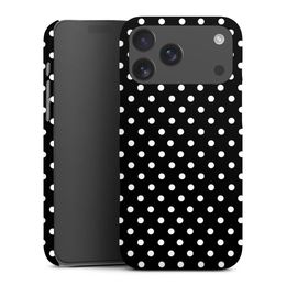 DeinDesign iPhone 17 Pro Max Handy Premium Case Smartphone Handyh&uuml;lle Schutzh&uuml;lle gl&auml;nzend Retro Points Polka Dots Premium Case