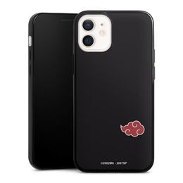 DeinDesign iPhone 12 mini Handy Slim Case extra d&uuml;nn Silikon Handyh&uuml;lle schwarz H&uuml;lle Naruto Shippuden Akatsuki Official Licensed Product Silikon Slim Case