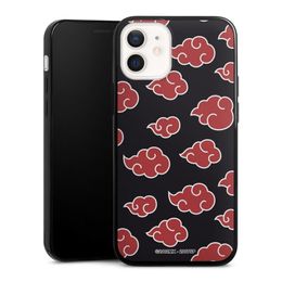 DeinDesign iPhone 12 mini Handy Slim Case extra d&uuml;nn Silikon Handyh&uuml;lle schwarz H&uuml;lle Akatsuki Official Licensed Product Naruto Shippuden Silikon Slim Case