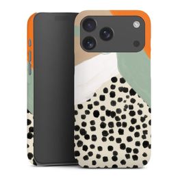 DeinDesign iPhone 17 Pro Max Handy Premium Case Smartphone Handyh&uuml;lle Schutzh&uuml;lle matt Abstract Boho Kunst Premium Case