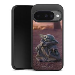 DeinDesign Google Pixel 10 Handy Premium Silikon H&uuml;lle Handyh&uuml;lle schwarz Case The Child Star Wars Baby Yoda Silikon Premium Case