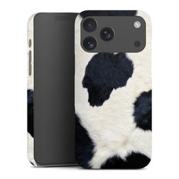 DeinDesign iPhone 17 Pro Max Handy Premium Case Smartphone Handyh&uuml;lle Schutzh&uuml;lle gl&auml;nzend Animal Look Animal Print Cow Skin Premium Case