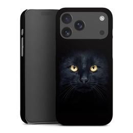 DeinDesign iPhone 17 Pro Max Handy Premium Case Smartphone Handyh&uuml;lle Schutzh&uuml;lle matt Eye Cat Black Premium Case