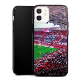 DeinDesign iPhone 12 mini Handy Slim Case extra d&uuml;nn Silikon Handyh&uuml;lle schwarz H&uuml;lle Stadium Fcb Fc Bayern M&uuml;nchen Silikon Slim Case