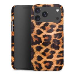 DeinDesign iPhone 17 Pro Max Handy Premium Case Smartphone Handyh&uuml;lle Schutzh&uuml;lle matt Animal Print Leopard Fur Premium Case