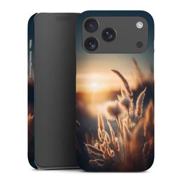 DeinDesign iPhone 17 Pro Max Handy Premium Case Smartphone Handyh&uuml;lle Schutzh&uuml;lle matt Sun Pampasgras Nature Premium Case