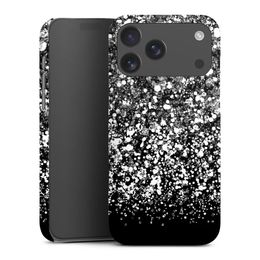 DeinDesign iPhone 17 Pro Max Handy Premium Case Smartphone Handyh&uuml;lle Schutzh&uuml;lle gl&auml;nzend Muster Snowflake Glitzer Premium Case