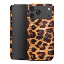 DeinDesign iPhone 17 Pro Max Handy Premium Case Smartphone Handyh&uuml;lle Schutzh&uuml;lle gl&auml;nzend Animal Print Leopard Fur Premium Case