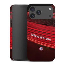 DeinDesign iPhone 17 Pro Max Handy Premium Case Smartphone Handyh&uuml;lle Schutzh&uuml;lle gl&auml;nzend Fc Bayern M&uuml;nchen Stadium Fcb Premium Case