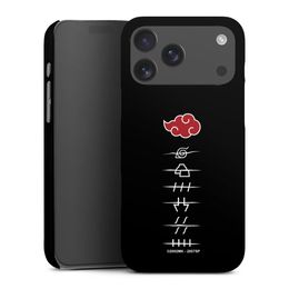DeinDesign iPhone 17 Pro Max Handy Premium Case Smartphone Handyh&uuml;lle Schutzh&uuml;lle gl&auml;nzend Naruto Shippuden Official Licensed Product Akatsuki Premium Case