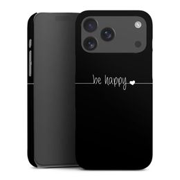 DeinDesign iPhone 17 Pro Max Handy Premium Case Smartphone Handyh&uuml;lle Schutzh&uuml;lle gl&auml;nzend Happiness Statement Sayings Premium Case