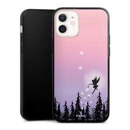DeinDesign iPhone 12 mini Handy Slim Case extra d&uuml;nn Silikon Handyh&uuml;lle schwarz H&uuml;lle Tinkerbells Official Licensed Product Disney Silikon Slim Case