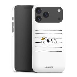 DeinDesign iPhone 17 Pro Max Handy Premium Case Smartphone Handyh&uuml;lle Schutzh&uuml;lle matt Snoopy Dog Peanuts Premium Case