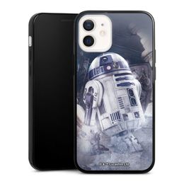 DeinDesign iPhone 12 mini Handy Slim Case extra d&uuml;nn Silikon Handyh&uuml;lle schwarz H&uuml;lle Robot Merchandise Star Wars Silikon Slim Case