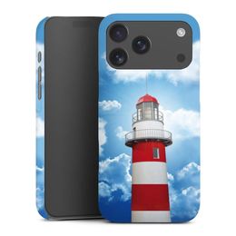 DeinDesign iPhone 17 Pro Max Handy Premium Case Smartphone Handyh&uuml;lle Schutzh&uuml;lle matt Cloud Lighthouse Sky Premium Case