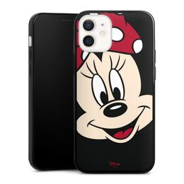 DeinDesign iPhone 12 mini Handy Slim Case extra d&uuml;nn Silikon Handyh&uuml;lle schwarz H&uuml;lle Disney Minnie Mouse Official Licensed Product Silikon Slim Case
