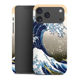 DeinDesign iPhone 17 Pro Max Handy Premium Case Smartphone Handyh&uuml;lle Schutzh&uuml;lle gl&auml;nzend Katsushika Hokusai Die Gro&szlig;e Welle Vor Kanagawa Kunst Premium Case