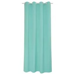 Vorhang Tom Tailor HOME "Dove Signature", grün (mint), B:140cm H:250cm, Polyester, Gardinen, blickdicht