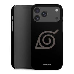 DeinDesign iPhone 17 Pro Max Handy Premium Case Smartphone Handyh&uuml;lle Schutzh&uuml;lle gl&auml;nzend Naruto Shippuden Konoha Logo Premium Case