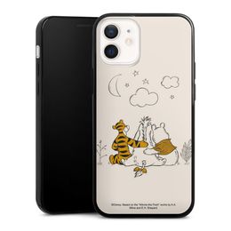 DeinDesign iPhone 12 mini Handy Slim Case extra d&uuml;nn Silikon Handyh&uuml;lle schwarz H&uuml;lle Disney Winnie The Pooh Official Licensed Product Silikon Slim Case