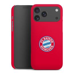 DeinDesign iPhone 17 Pro Max Handy Premium Case Smartphone Handyh&uuml;lle Schutzh&uuml;lle gl&auml;nzend Fc Bayern M&uuml;nchen Fcb Logo Premium Case