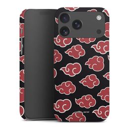DeinDesign iPhone 17 Pro Max Handy Premium Case Smartphone Handyh&uuml;lle Schutzh&uuml;lle gl&auml;nzend Naruto Shippuden Pattern Akatsuki Premium Case