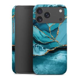 DeinDesign iPhone 17 Pro Max Handy Premium Case Smartphone Handyh&uuml;lle Schutzh&uuml;lle gl&auml;nzend Marble Gemstone Glitzer Premium Case