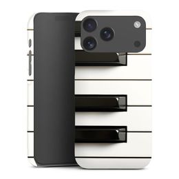 DeinDesign iPhone 17 Pro Max Handy Premium Case Smartphone Handyh&uuml;lle Schutzh&uuml;lle matt Klavier Music Piano Premium Case