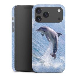 DeinDesign iPhone 17 Pro Max Handy Premium Case Smartphone Handyh&uuml;lle Schutzh&uuml;lle gl&auml;nzend Wale Ocean Dolphin Premium Case