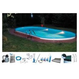 Ovalpool MY POOL BWT "PREMIUM mit blauer Innenfolie", weiß, B:360cm H:120cm L:623cm, Schwimmbecken, Höhe 120 cm, in verschiedenen Größen