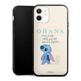 DeinDesign iPhone 12 mini Handy Slim Case extra d&uuml;nn Silikon Handyh&uuml;lle schwarz H&uuml;lle Lilo & Stitch Disney Official Licensed Product Silikon Slim Case