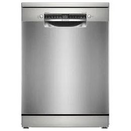 Bosch Standgeschirrspüler "SMS4EVI09E", Energieeffizienz: B (A-G), silber (silberfarben), B:60cm H:84,5cm T:60cm, Geschirrspüler, Automatische Türöffnung für Effizienz, flexible Körbe & Schubladen, Topseller