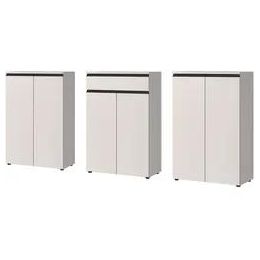 Büromöbel-Set Germania "Lemont", braun (kaschmir), B:273cm H:120cm T:40cm, Kunststoff, Metall, Spanplatte, Arbeitsmöbel-Sets, Set bestehend aus 2 Aktenschränke 4040 und 1 Aktenschrank 4041