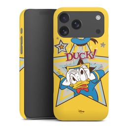 DeinDesign iPhone 17 Pro Max Handy Premium Case Smartphone Handyh&uuml;lle Schutzh&uuml;lle matt Donald Duck Disney Official Licensed Product Premium Case